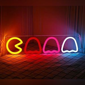 Wall Decor | Led Neon Retro Pacman Light Usb Brand New | Poshmark